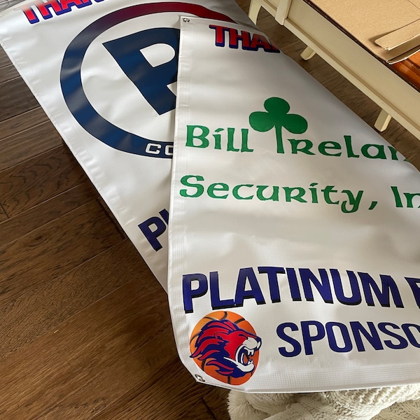 Custom Vinyl Banner – Waterproof Event Sign With Grommets - Etsy