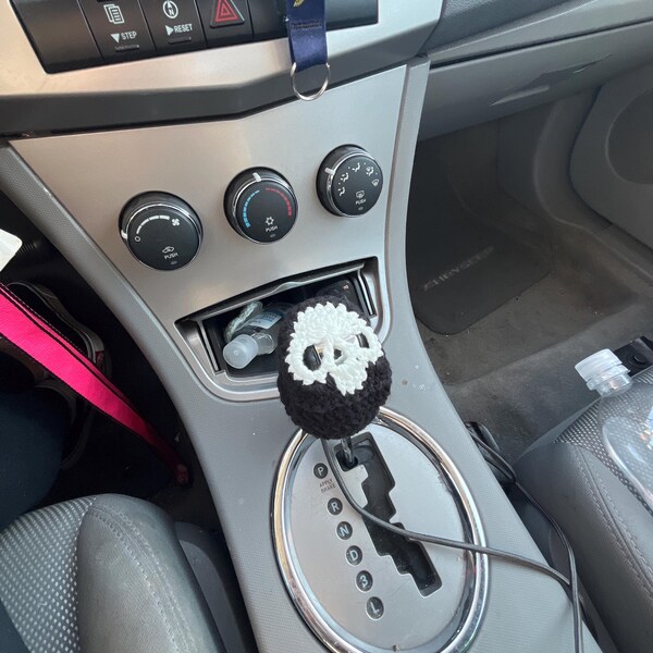 Black Glow-in-the-dark Skull Steering Wheel Cover (custom Colors Upon ...