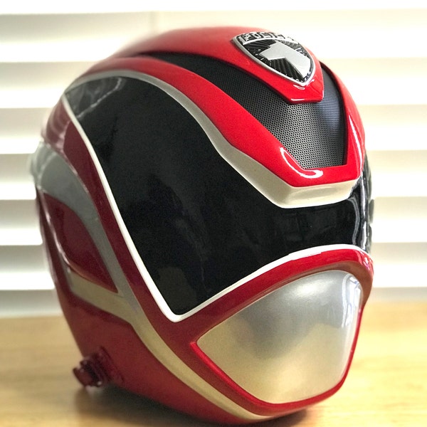 Spd Red Ranger Helmet - Etsy