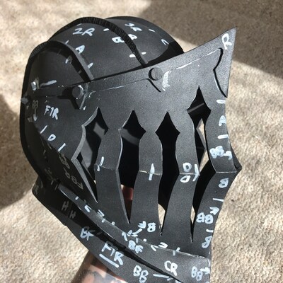 Knight Helmet Foam Pattern Bundle - Etsy