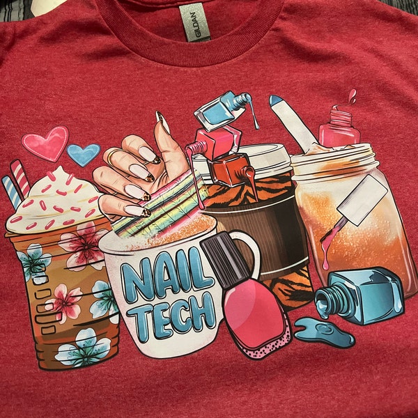 Nail Tech Coffee Cups Png Sublimation Design Download, Nail Boss Png ...