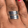 Inhale Exhale Ring, Lotus Ring, Yoga Ring, Wrap Ring, Twist Ring ...