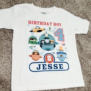 Octonauts Birthday Shirt, Octonauts Family Shirt, Octonauts Party Shirt ...