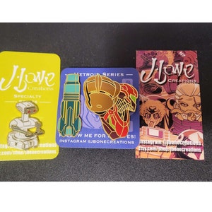 Rob the Robot 1.5 Hard Enamel Lapel Pin - Etsy