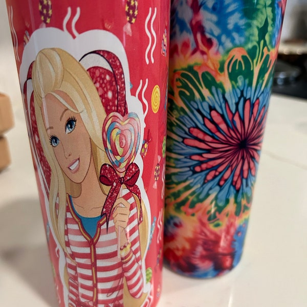 45+ Colorful Tie Dye 20oz Sublimation Tumbler Digital Design Bundle ...