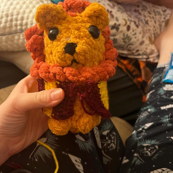 No Sew Chunky Lion Amigurumi Crochet Pattern - Etsy