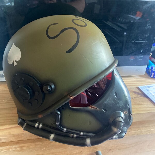 Ranger Combat NCR Helmet Fallout for Airsoft/cosplay /any Painting of a ...