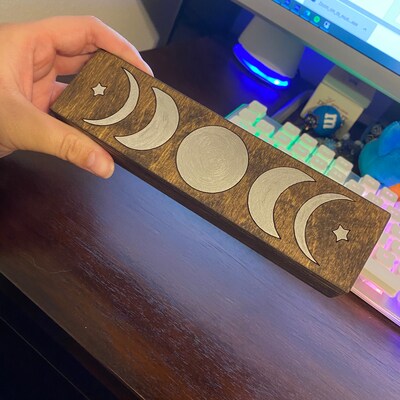 Dice Vault Moon Phase Dice Box Celestial Tabletop Gaming TTRPG RPG ...