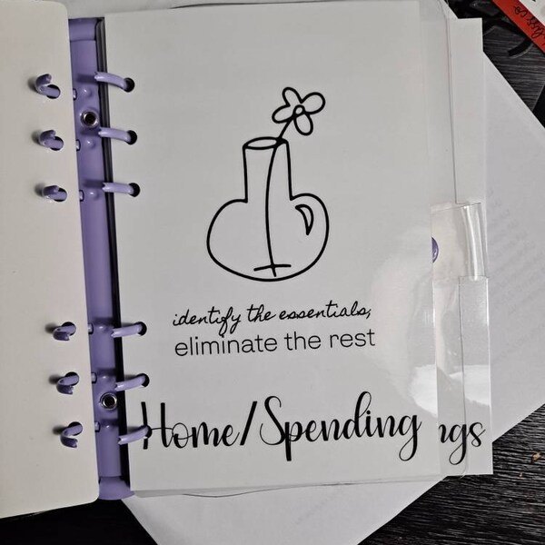 Cash Envelope Tracker, Vertical Cash Trackers, Cash Envelope Balance ...