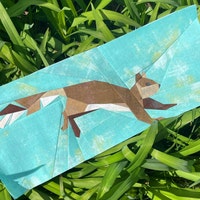 Rabbit Foundation Paper Piecing Block, FPP Quilting Sewing Pattern ...