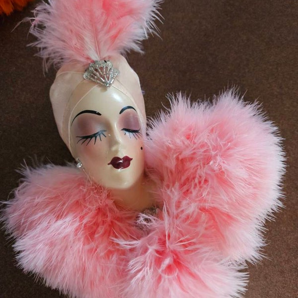 Unique Creations Large Pierrot Jester Clown Lady Face Mask Wall Hanging ...