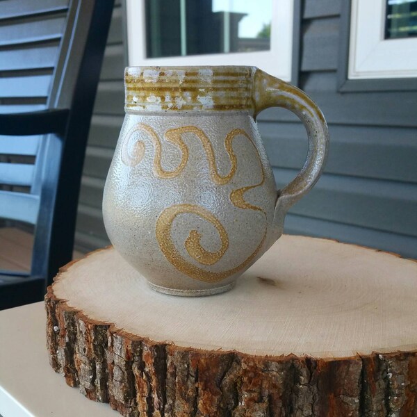 Mark Hewitt Salt and Wood Fired Jug, Stunning 10 Inch Jug With Ash ...