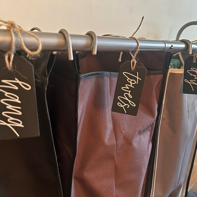 Organizational Tags, Wooden Tags, Pantry Labels, Linen Closet Labels ...