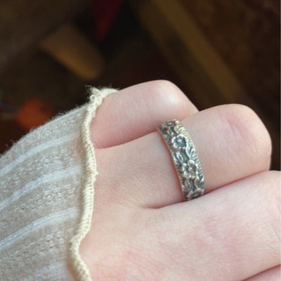 Sterling Silver Triple Delta Triangle Band Ring Delta Ring - Etsy