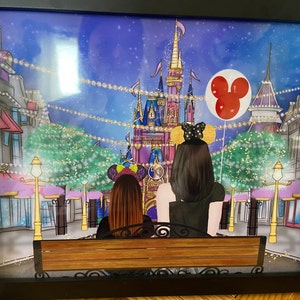 Custom Disney Inspired Portrait Personalized Print for | Etsy