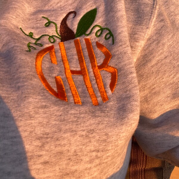 Fall Sweatshirt, Embroidered Shirt, Quarter Zip Sweatshirt, Monogrammed ...