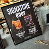 Halloween Signature Boos Custom Cocktail Drink Sign - Printed Custom ...