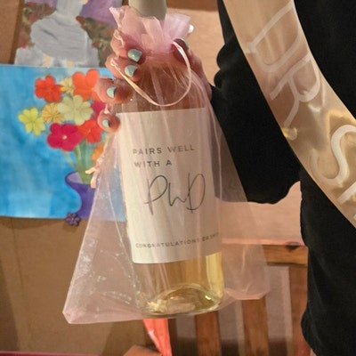 Custom Engagement Wine Label, Custom Bridesmaid Proposal Label/photo ...