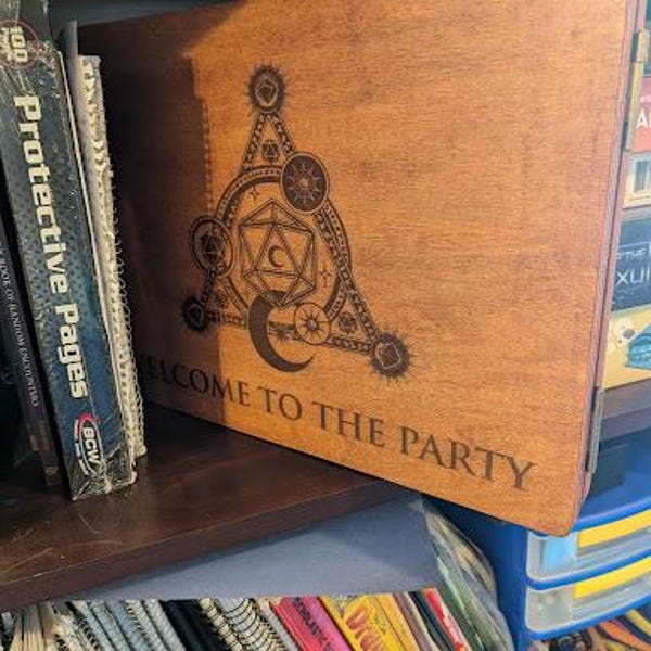 Personalized Engraved Wood Dungeon Master Screen, Custom D&D DM Screen ...