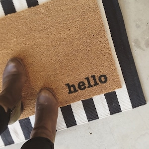 Hello Doormat, Hello Door Mat, Hello Welcome Mat, Hello, Hi Doormat, Hi ...