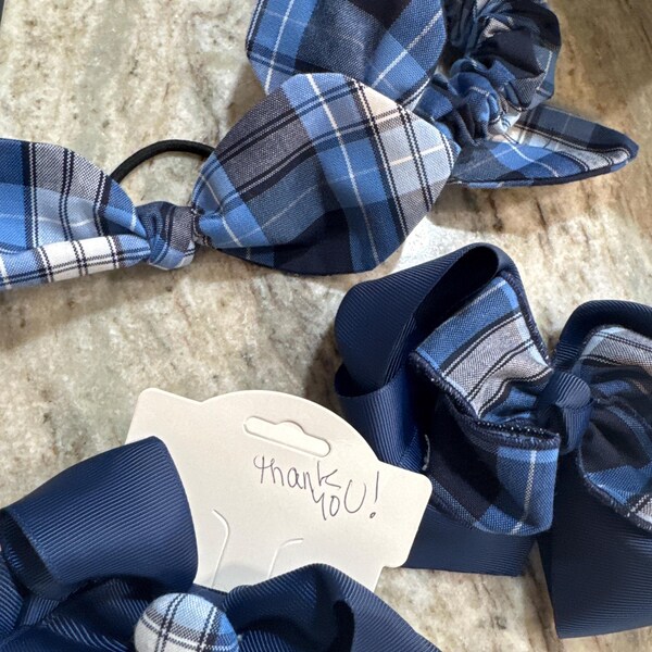 School Uniform PLAID 57 Set of 5 Pieces Navy, Yellow Gold, Royal - Etsy