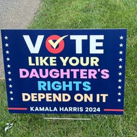 Stop Project 2025 Yard Sign Coroplast Vote Democrat Lawn Sign, Election ...