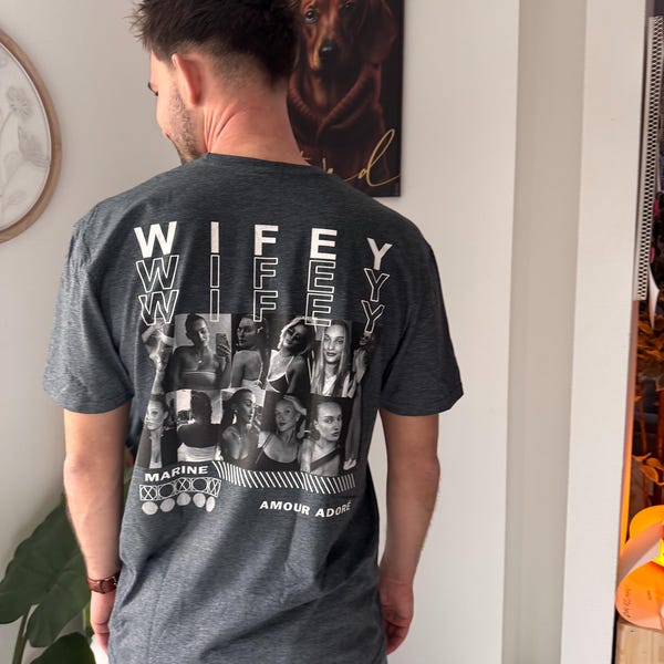 GF Custom Tee Shirt Personalized Photo T-shirt Surprise Girlfriend ...