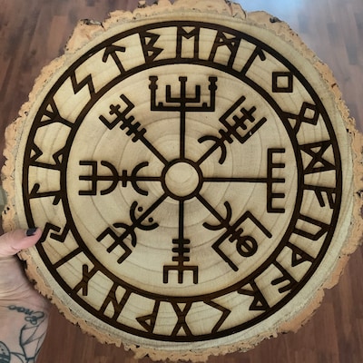 Wayfinder, Vegvisir, the Symbol of Guidance and Protection the Viking ...