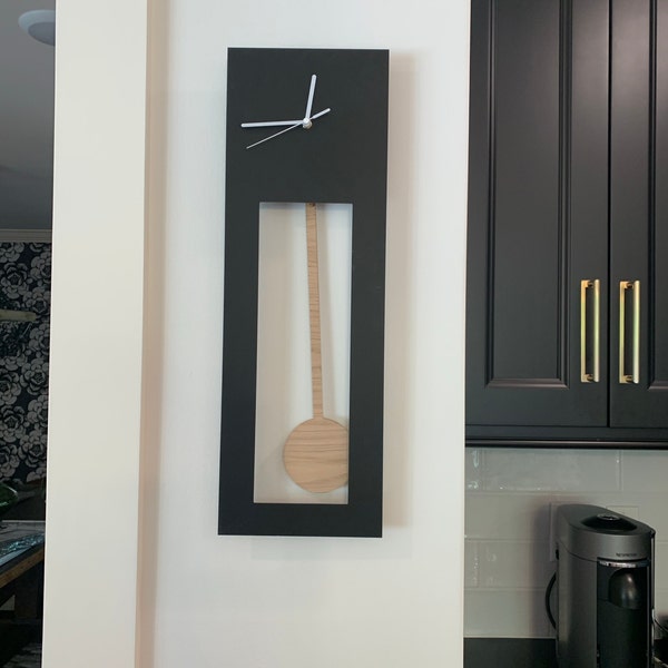Bluntly Modern Design - Modern Grandfather Pendulum - Wall Clock ...