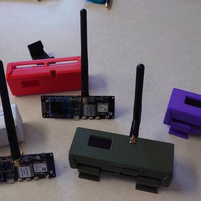 Lilygo T-beam V1.x No Display With MOLLE Support and All Nuts and Bolts ...