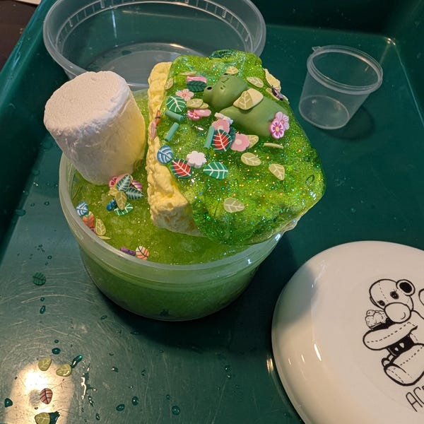 Froggy Frolic, DIY Slime, Snow Fizz Slime, Rice Krispies Slime, Gifts ...