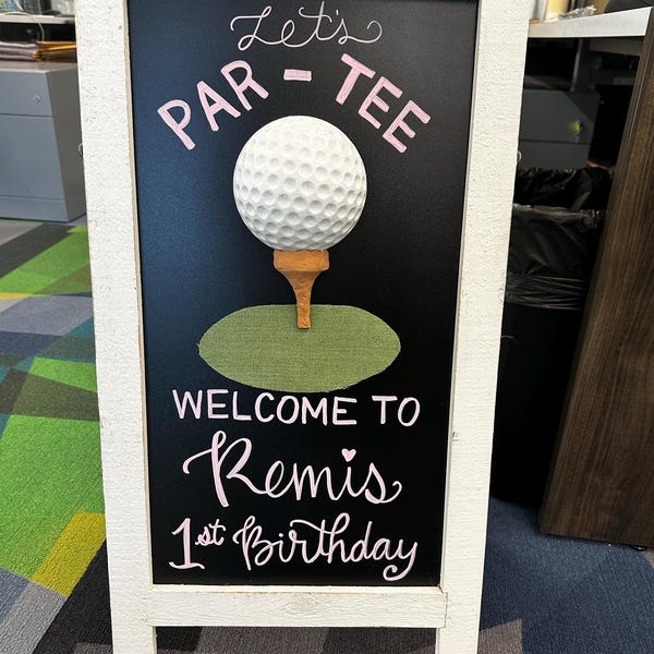 Medium Sized Golf Ball Themed Planter With Drainage - Etsy