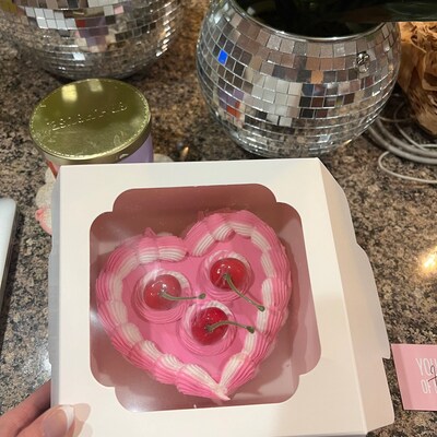 Fake Cake Jewelry Box With Mirror Vintage Cherry Decor the Betty - Etsy