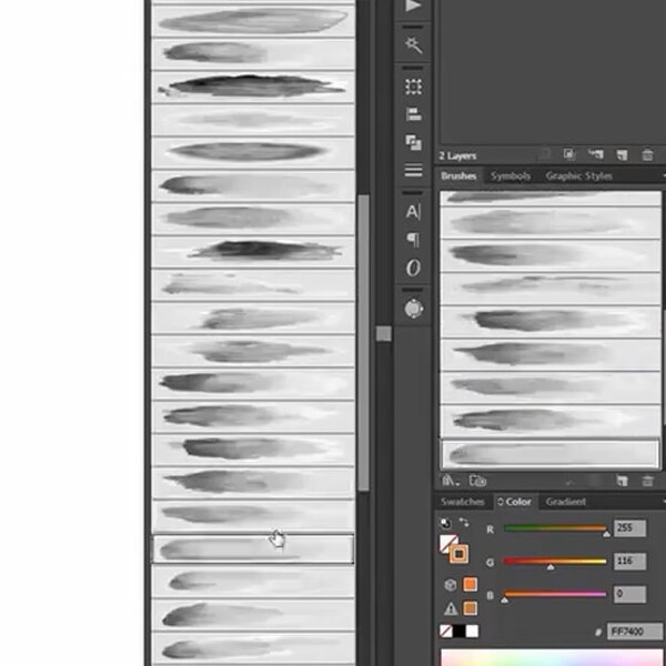 13 Soft Stipple and Grain Tattoo Brushses for Procreate, Tattoo Brush ...