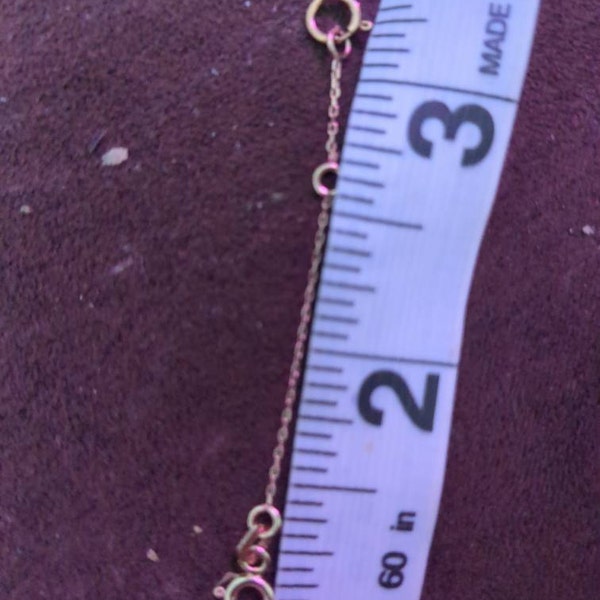 14k Solid Gold Necklace Extender: Adjustable Chain, Rose, White, Yellow ...