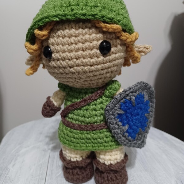 PDF: Zelda Inspired Amigurumi Doll Crochet Pattern by Crochelandia - Etsy