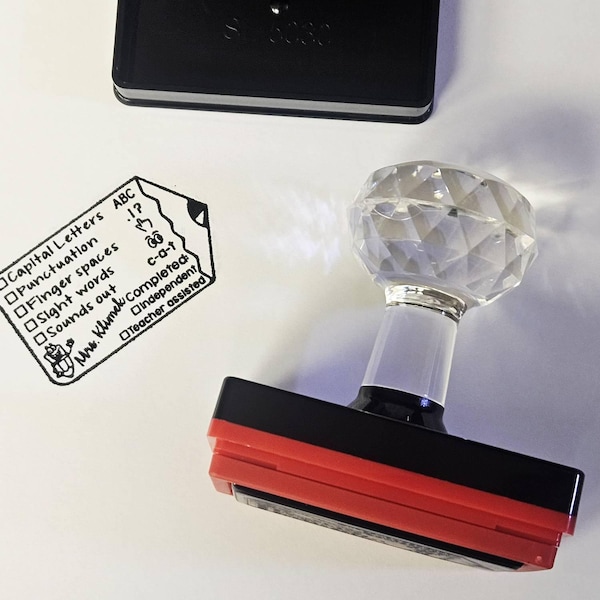 Custom Checklist Stamps,personalized Teacher Stamp Pre-inked Stamp ...