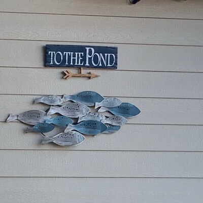 Pond Sign Pond to the Pond Pond Decor Yard Signs Pond Signs Signs With ...