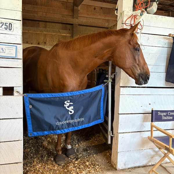 Economy Tack Stall Drapes, Tack Stall Front, Drape With Door, Zippered ...