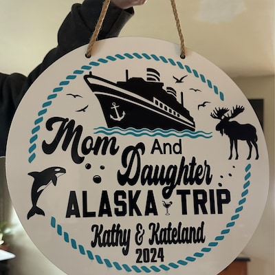 Cruise Ship Sign, Cruise Ship Personalized Door Sign, Cruise Trip Sign ...