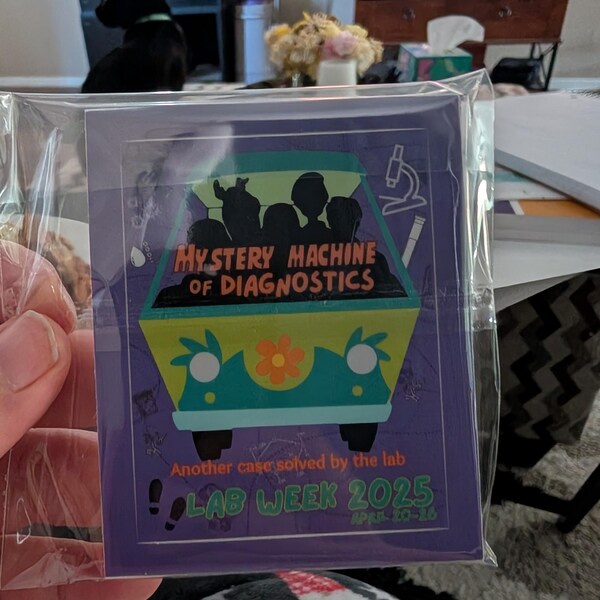 Lab Week 2025 Wall Banner, Mystery Machine of Diagnostics Themed Banner ...