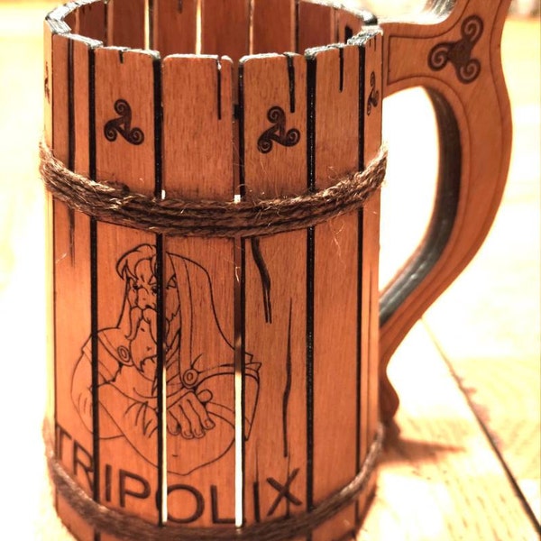 Wooden Mug Plan: Laser Cut Files SVG, PDF, CDR (digital Product) - Etsy