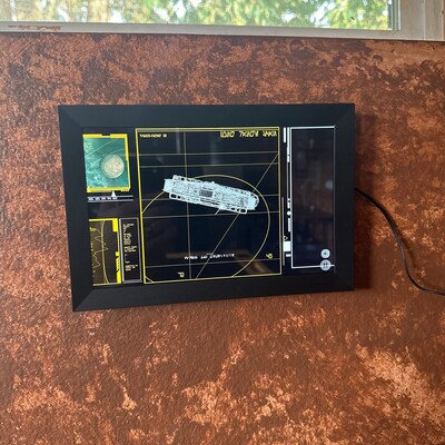 Sci Fi Display HUD Star Wars Inspired Digital Animated Display HD 16:9 ...