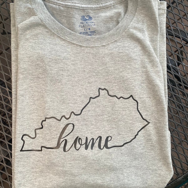 Kentucky State Outline With Home - Etsy