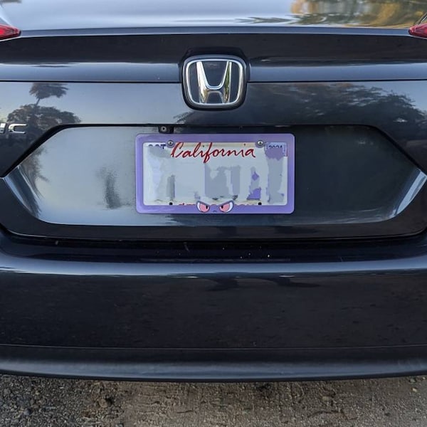 Butterfly License Plate Frame / Cute License Plate Frame / Kawaii Car ...