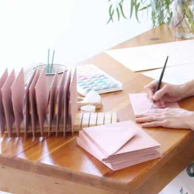 Space Saving Wooden Envelope Drying Rack to Prevent Ink From Smearing ...