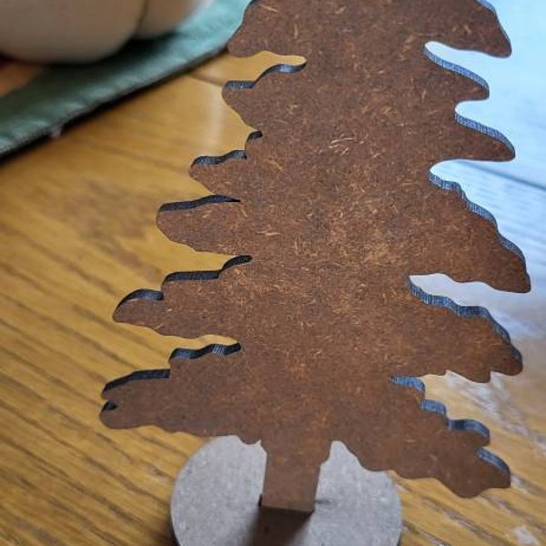 Decorative Freestanding Trees in 5 Sizes From 4 to 10 1/2 Inches, 6 ...