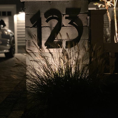 10 Inch Modern House Numbers Address Numbers Architectural Large ...