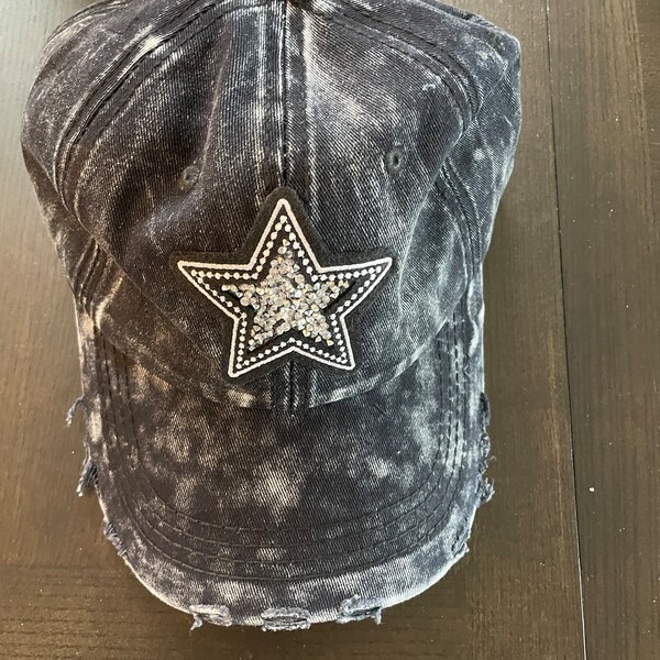 Crushed Crystal Star Embroidered Patch — Iron On - Etsy