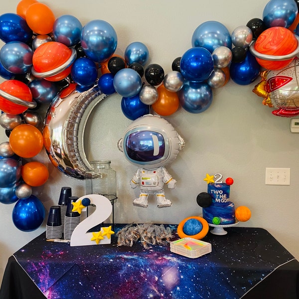 Galaxy Balloons | Outerspace Birthday Party Decor | Astronaut Birthday ...